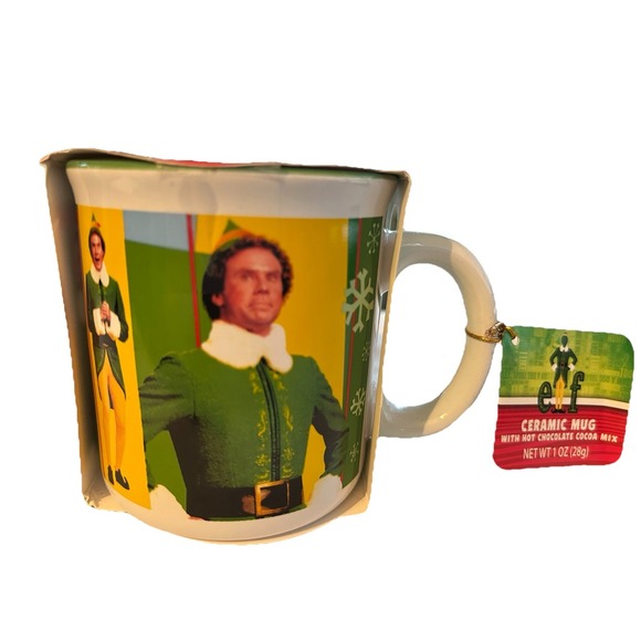 Dining | Galerie Warner Brothers Buddy The Elf Coffee Tea Cocoa Cup Mug ...